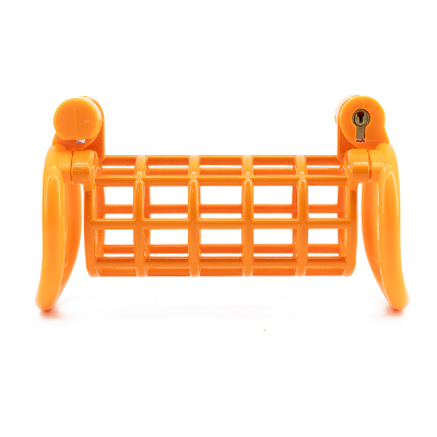 Double Denial Chastity Cage - Orange – Chastity Cage NZ
